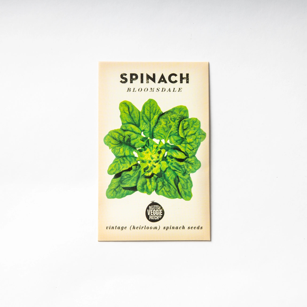 Little Veggie Patch Co Spinach "Bloomsdale" Heirloom Seeds | The Conron ...
